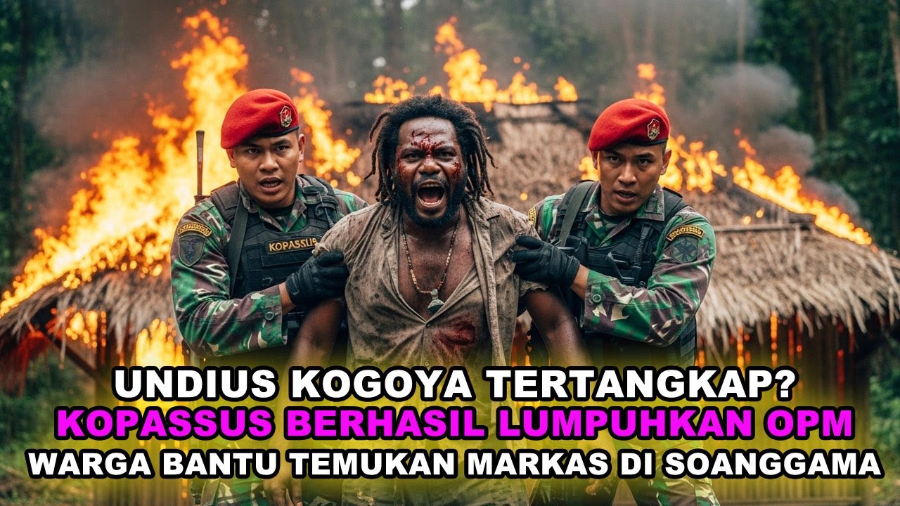 AKHIRNYA... DETIK-DETIK TNI MENUMBANGKAN PIMPINAN OPM UNDIUS KOGOYA ...