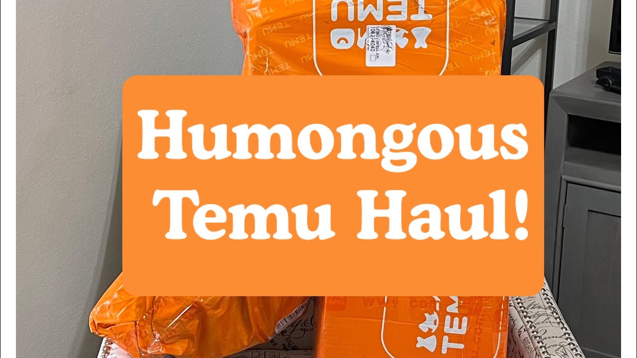 Huge Temu Haul!!! My biggest Temu Haul Yet! #NOT SPONSERED - YouTube
