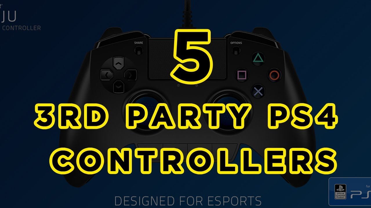 3rd party ps4 controllers - YouTube