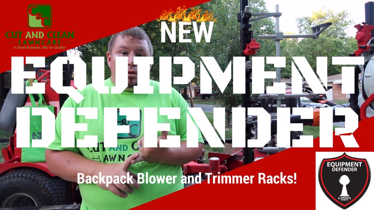 New Equipment Defender Trimmer Racks and Backpack Blower Racks! Best ...