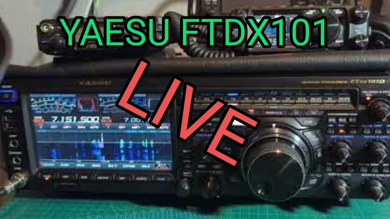 YAESU FT817, YAESU FTDX101 - LIVE CONTACT QRP & FULL POWER - YouTube