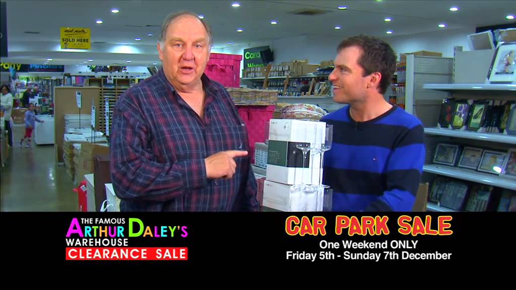 The Famous Arthur Daley's Car Park Sale, Nov-Dec 2014 - YouTube