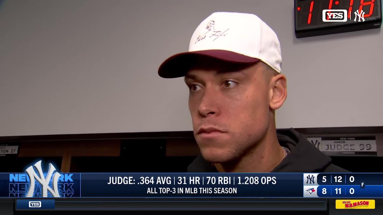 Aaron Judge on the Yankees' tough stretch - YouTube