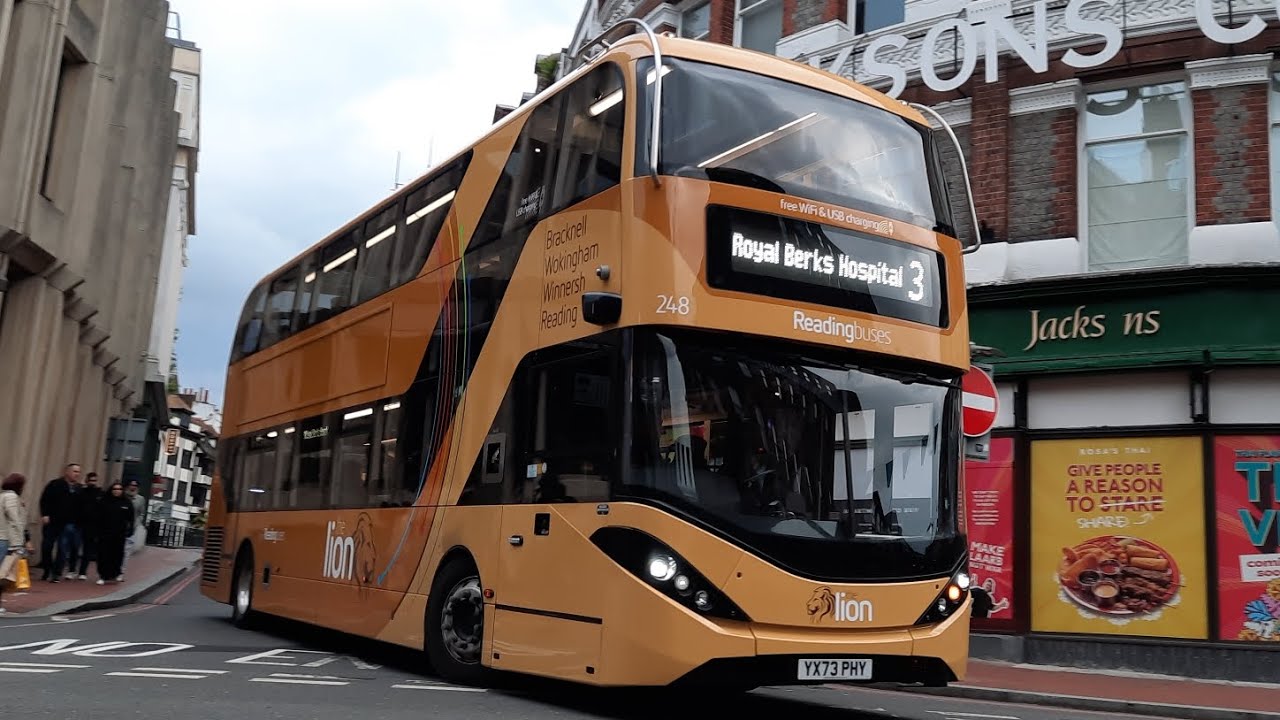 * Rare On 3 * Reading Buses ADL Enviro400 City 248 (YX73PHY) On Route 3 ...