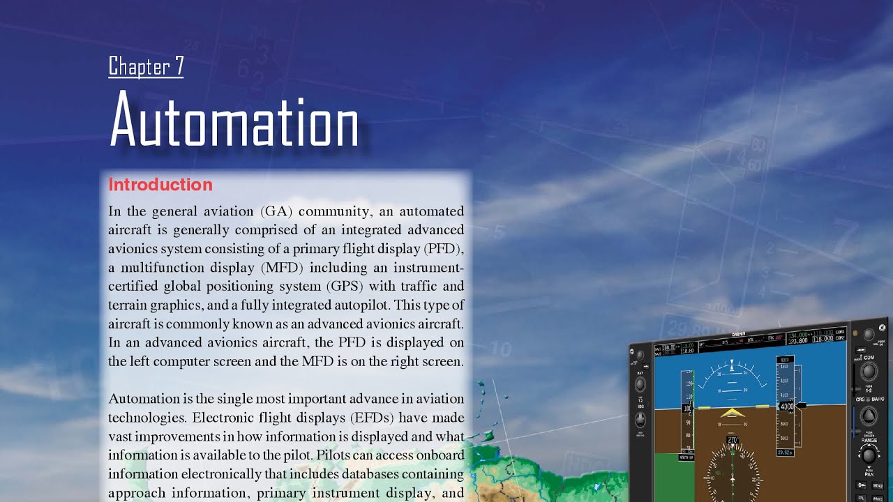 Risk Management Handbook: FAA-H-8083-2 Change 1 |Chapter 7 Automation ...