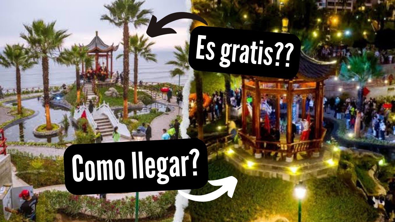 El Parque CHINO de Miraflores ⛩️ Es GRATIS?? Cómo llegar? - YouTube