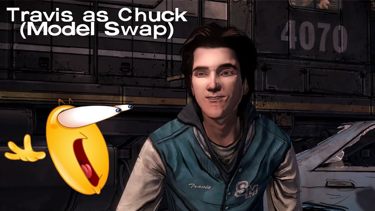Travis as Chuck Part 1 (TWDG Model Swap) - YouTube