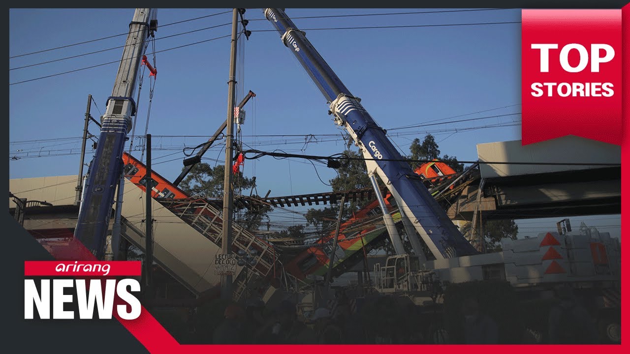 Mexico City metro bridge collapses, killing at least 23 - YouTube