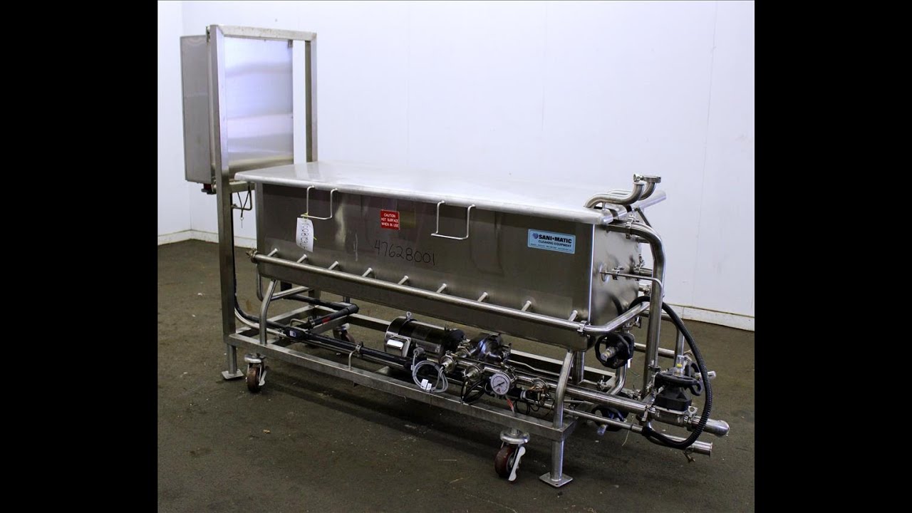 Used- Sani-Matic Clean Out Of Place Washer (COP) - stock # 47628001 ...