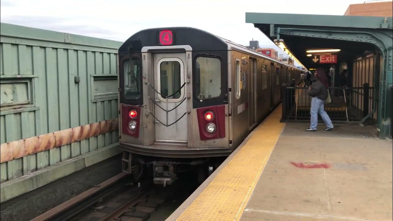R142 4 train at Pennsylvania Avenue - YouTube