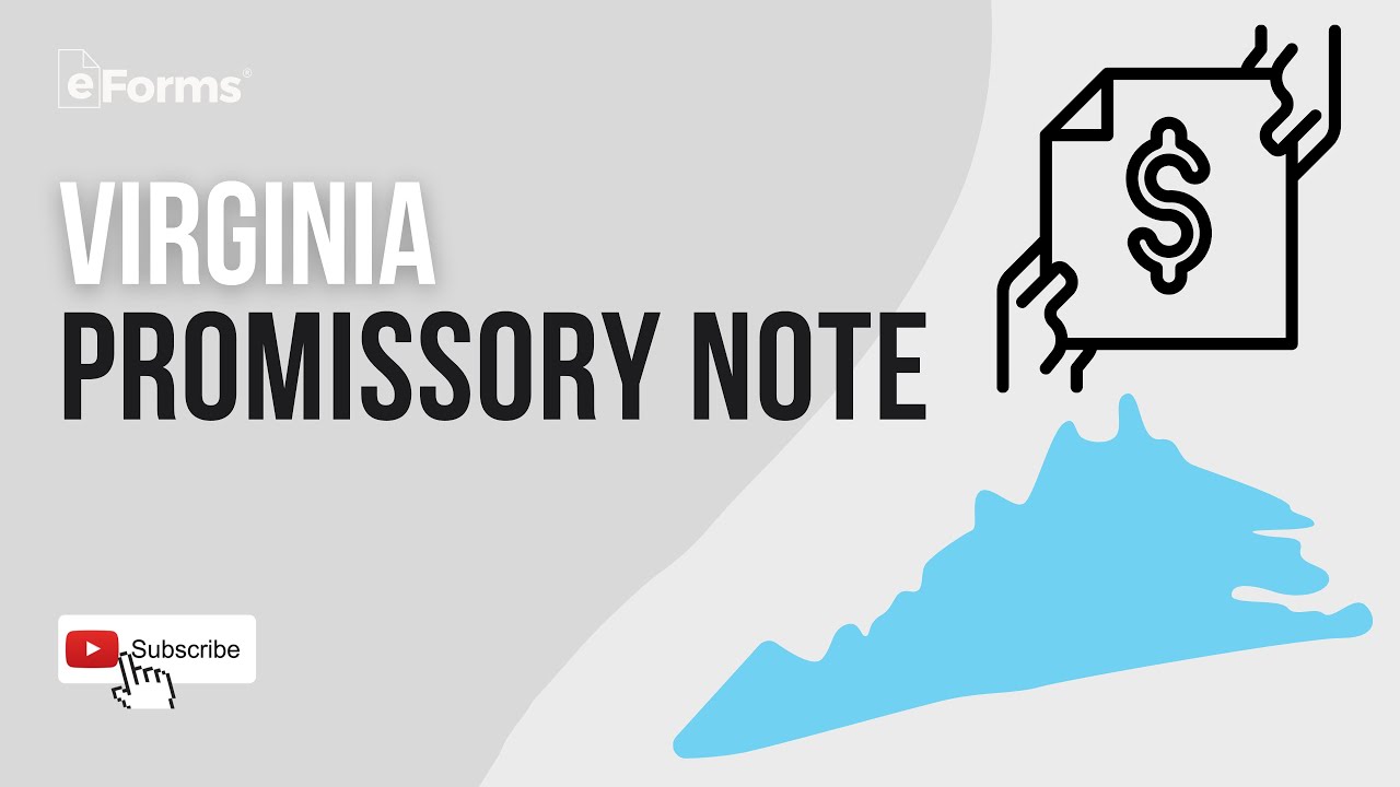 Virginia Promissory Note Interest Rates Signing Requirements Virginia Promissory Note Interest Rates Signing Requirements