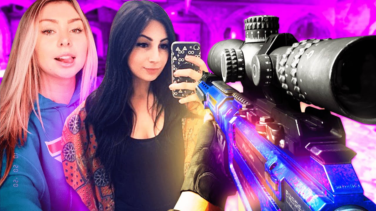 these girls SIMPED over my snipes... - YouTube