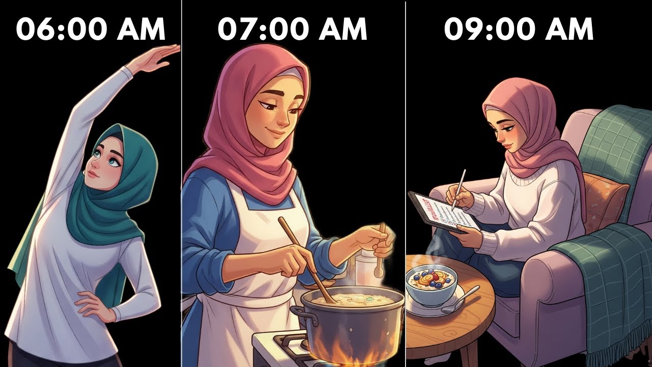 5 AM Islamic Morning Routine of a Productive Muslim Woman - YouTube