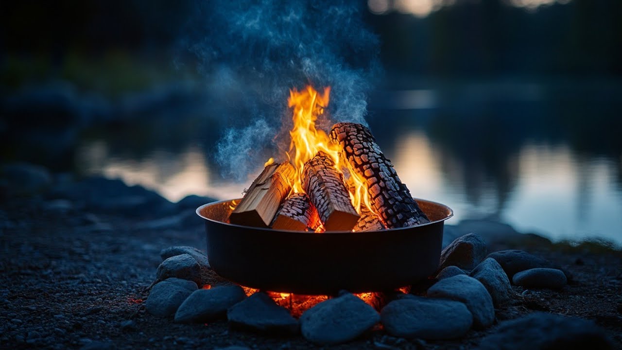 Cozy Crackling Fire – 3 Hour HD Virtual Fireplace 🔥 Relaxing and ...