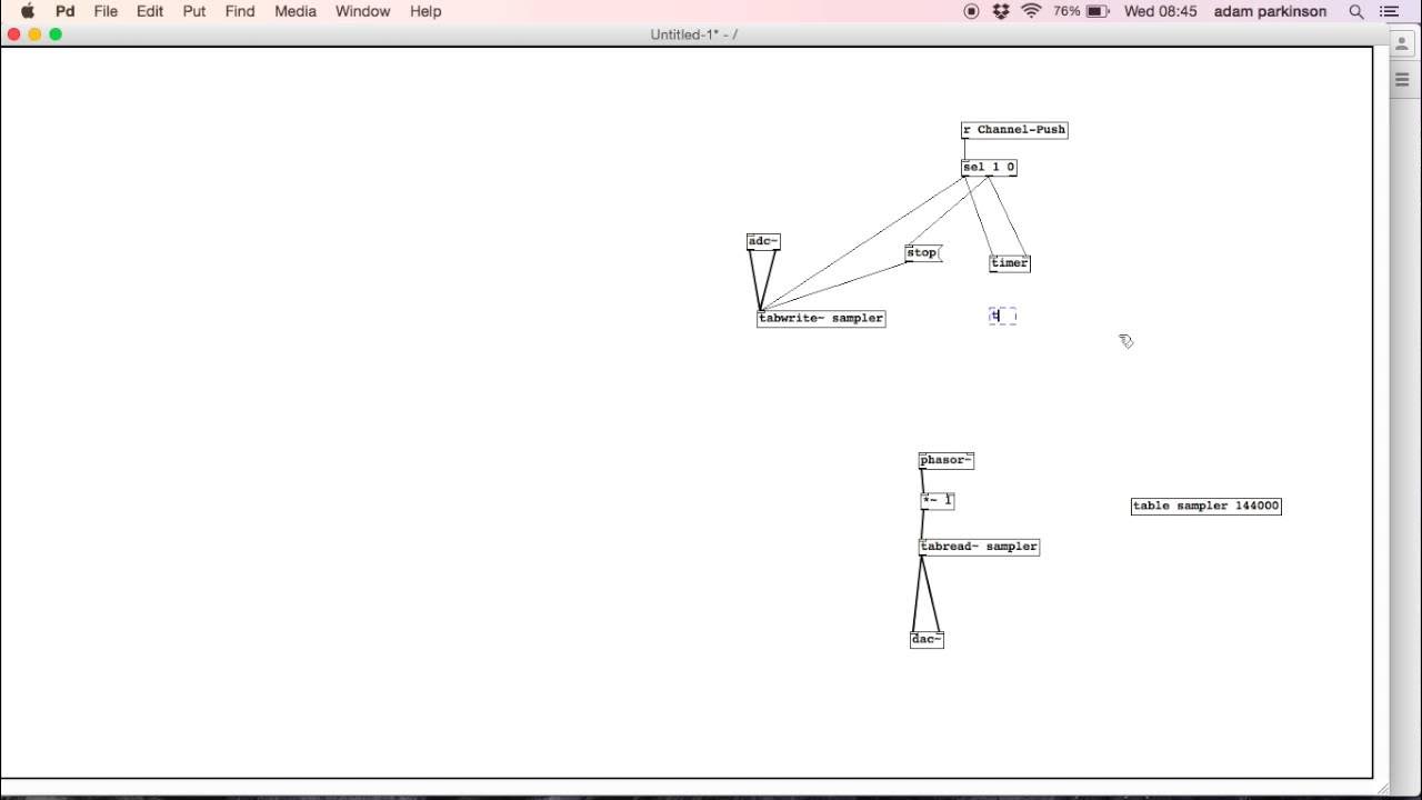 OWL Pure Data Tutorial 2: Sampler / Looper - YouTube