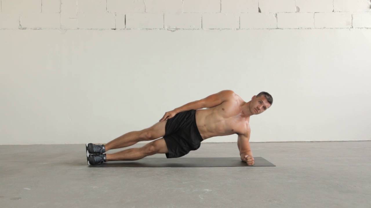Side Plank Left Side - YouTube
