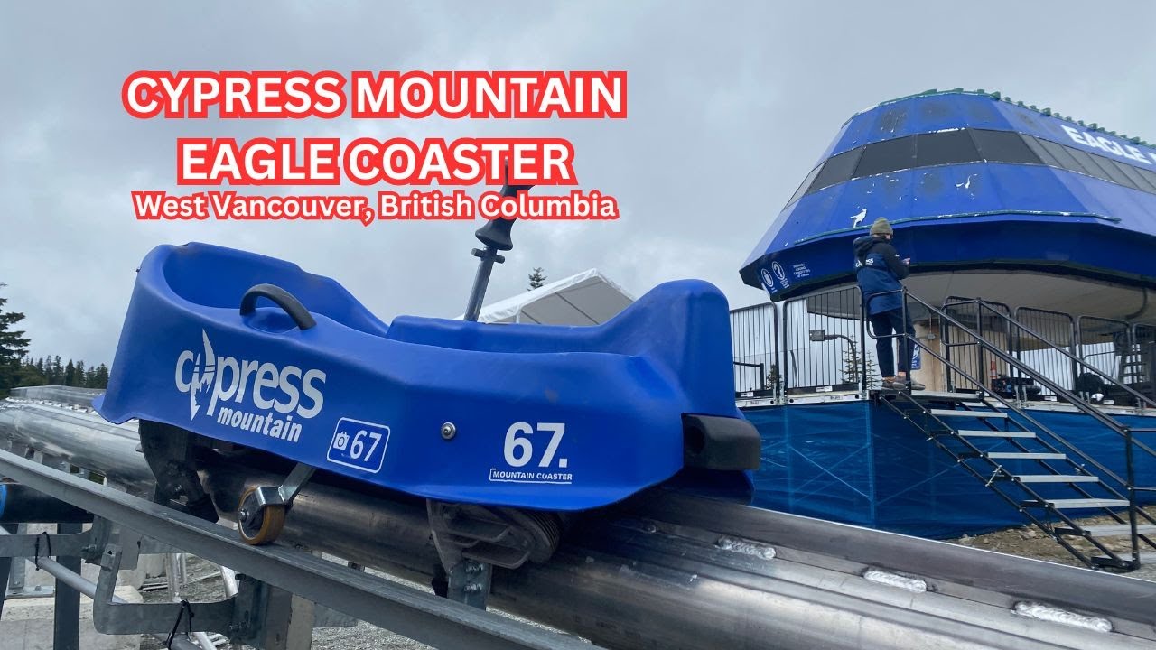 Cypress Mountain Eagle Coaster - YouTube