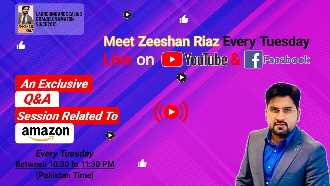 Live Q&A on Amazon with Zeeshan Riaz (5th September 2023) - YouTube