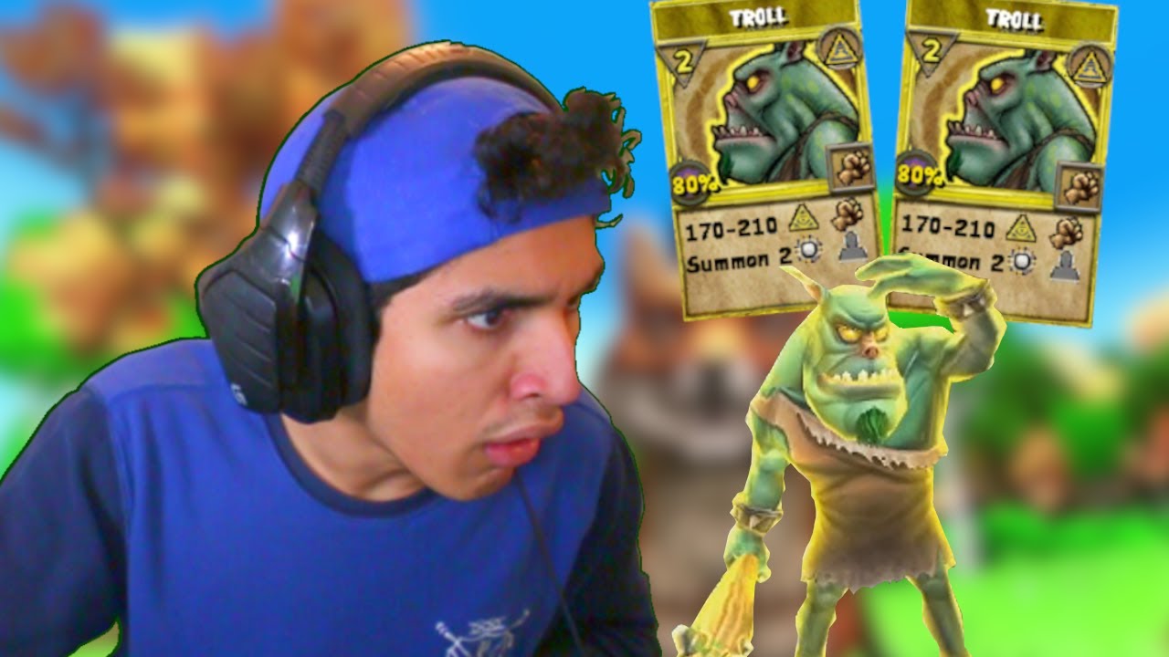 Wizard101 Visionary (130) Myth PvP: USING *NEW* FULLY Upgraded Troll ...