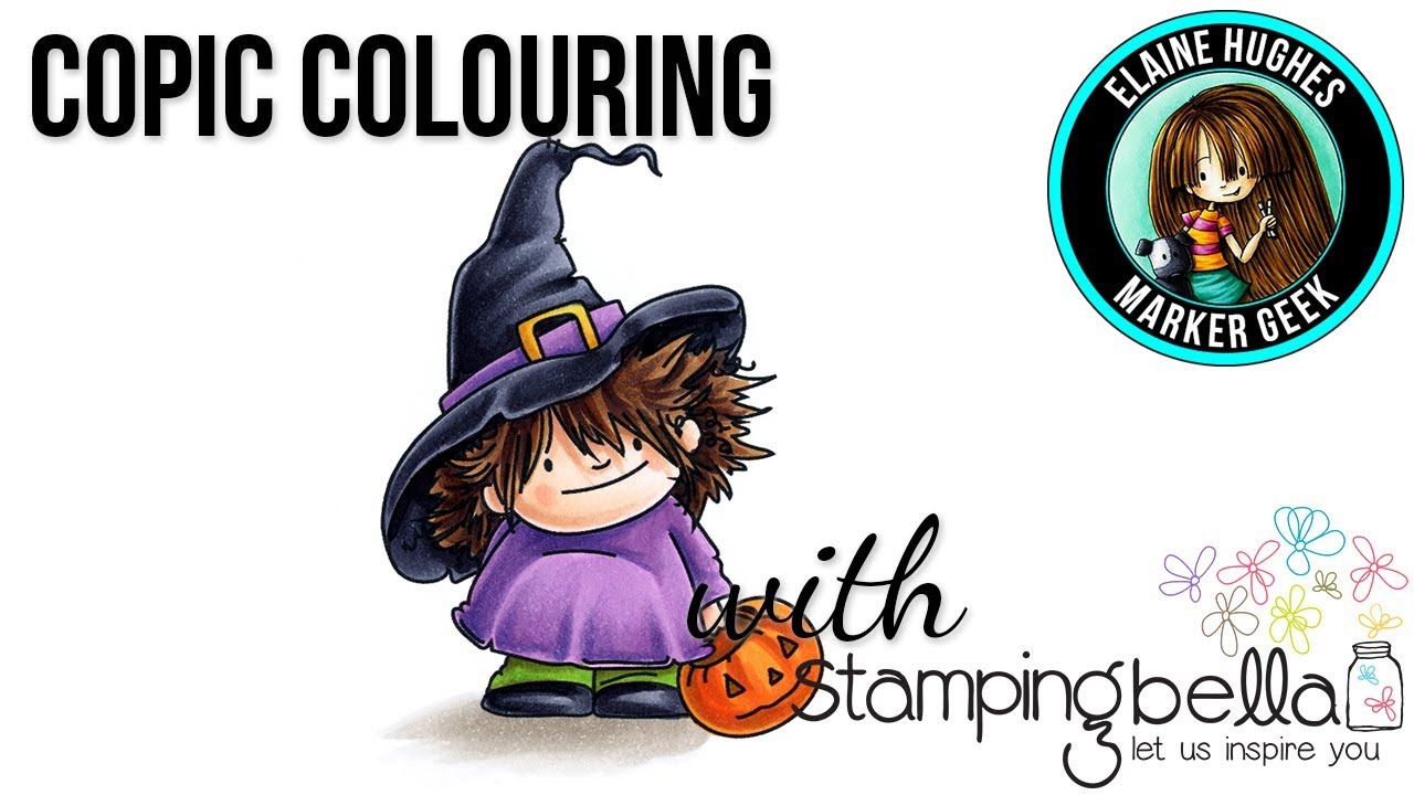 Copic Colouring Stamping Bella 2017: Squidgy Witch Trick or Treater ...