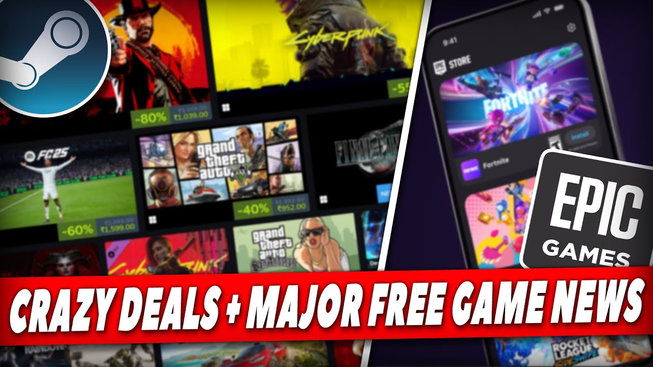 Major FREE Game Update + Awesome Steam Lunar Sale Game Deals - YouTube