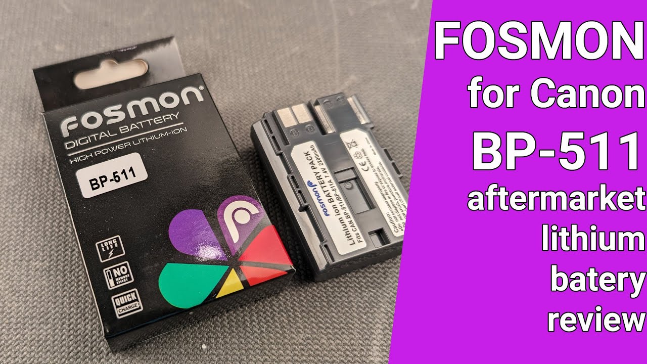 Fosmon BP511A aftermarket battery review and test - YouTube