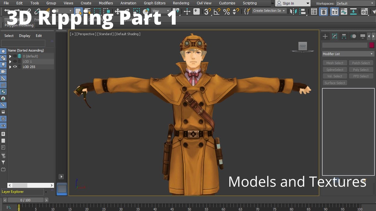 3D ripping Tutorial Part 1: Models And Textures - YouTube
