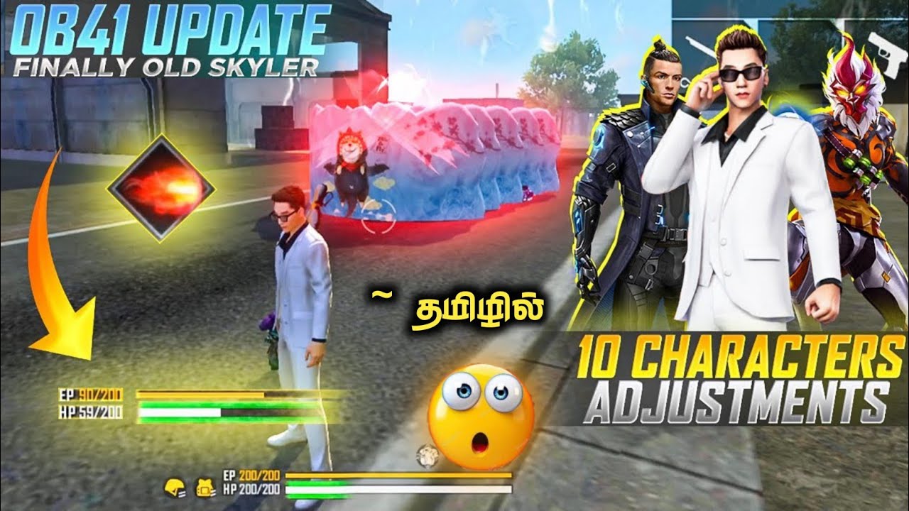 Top 10 Big Characters Ability Changes Of OB41 Updates Of Free Fire ...