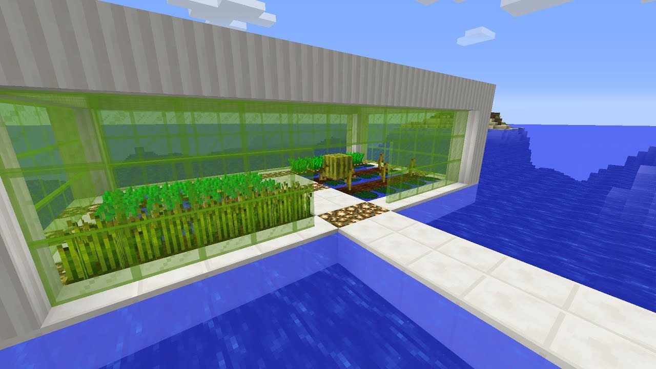 Minecraft: How To Make Floating Farm - YouTube