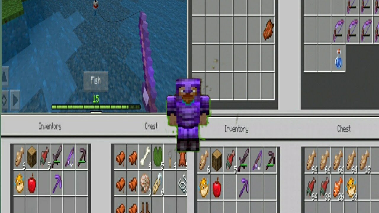 how to collect xp easy on Minecraft - YouTube