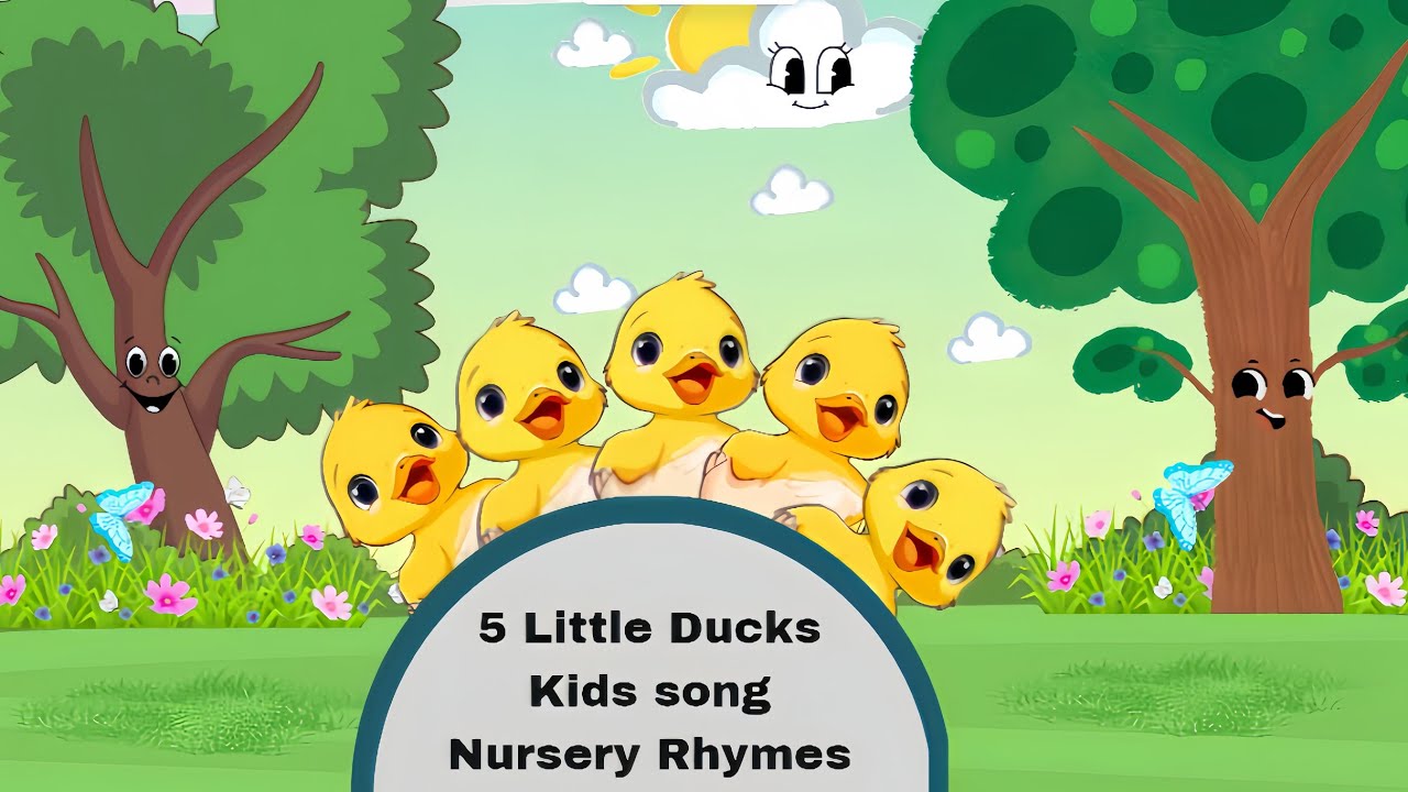 Five Little Ducks | Ducks Song | Kids song | Nursery Rhymes | Duck ...