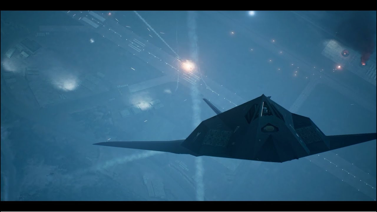 Nighthawk night bombing - Ace combat 7 - YouTube