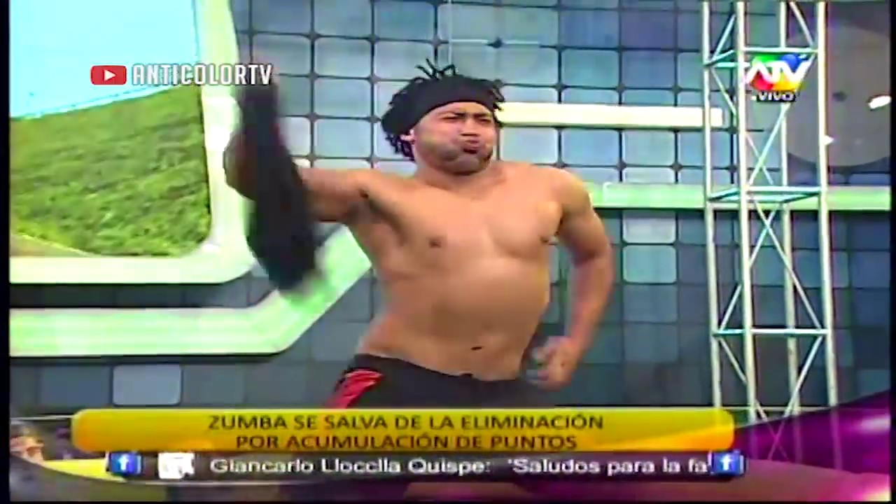 COMBATE Zumba empuja a Rosangela a la Piscina 29/08/13 - YouTube