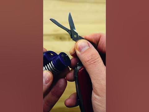Secret functions of scissors in Victorinox SAK - YouTube
