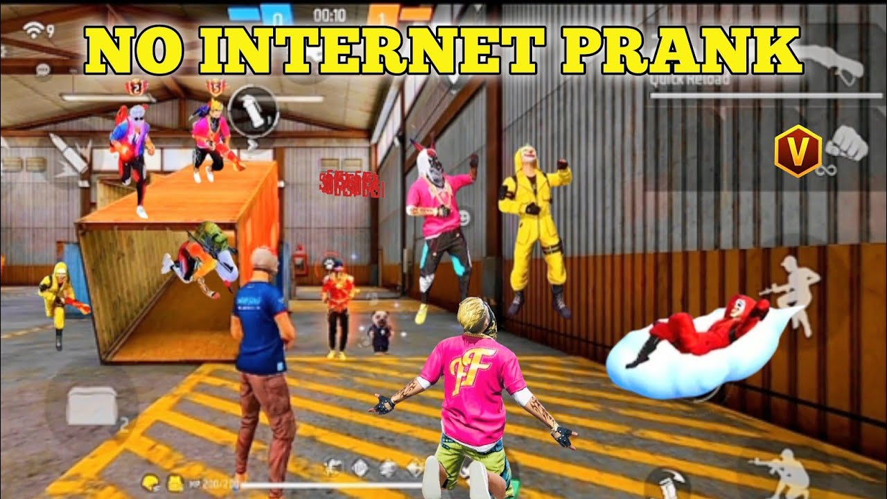 NO INTERNET PRANK IN LONE WOLF MATCH 😱🔥🖥️ FREE FIRE MAX⚡UZZOL GAMING ...