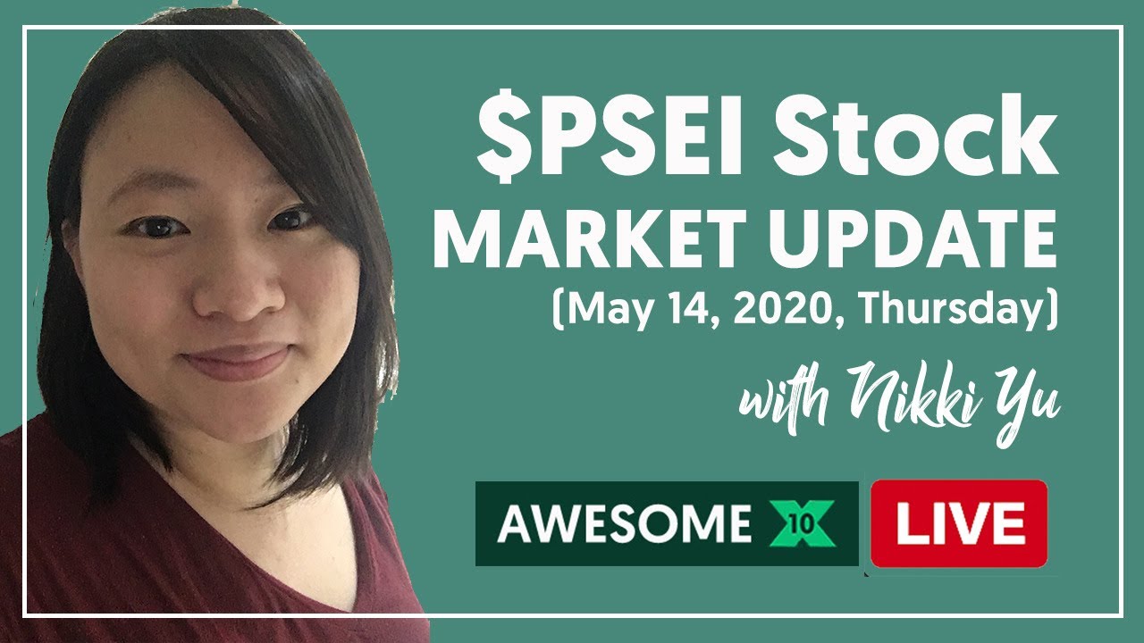 $PSEI Stock Market Daily Update (May 14, 2020, Thursday) - YouTube