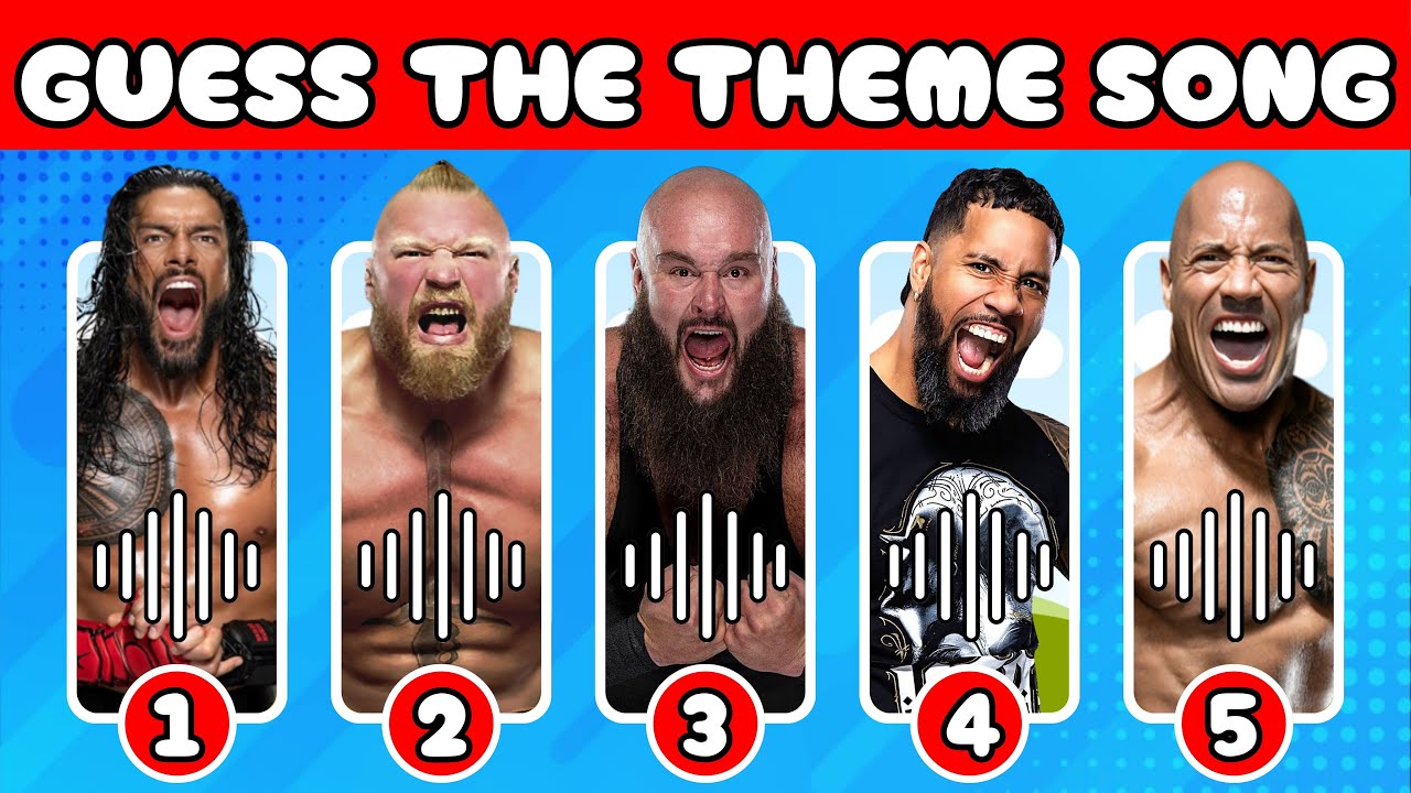 Guess The WWE Wrestler By Their Theme Song | WWE Quiz Challenge - YouTube