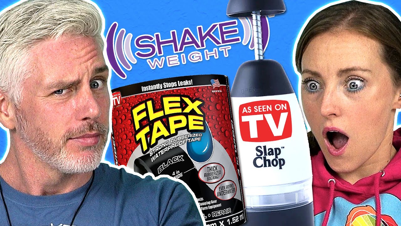 Irish People Try The Weirdest Infomercial Products - YouTube