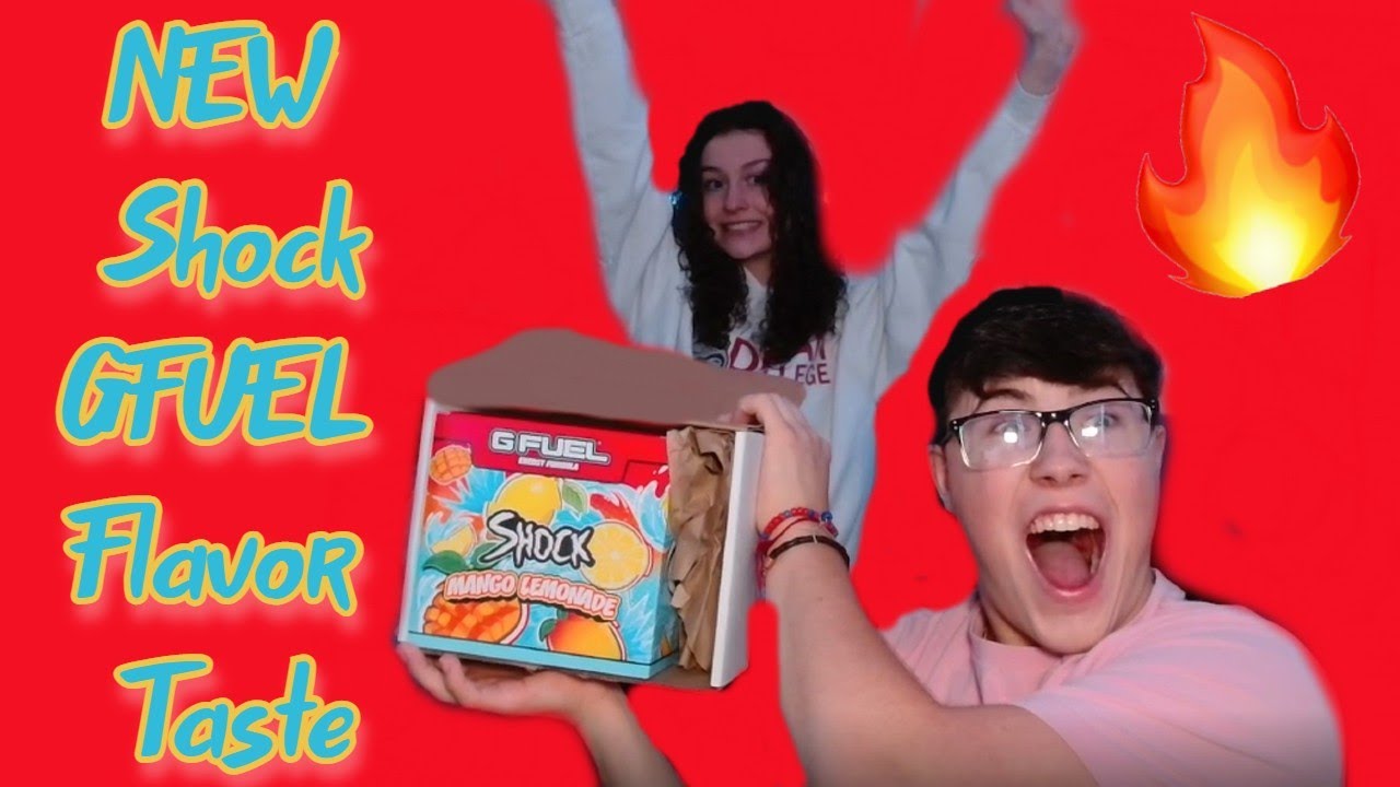 NEW Electric Shock Mango Lemonade GFUEL REVIEW w/Girlfriend! # ...