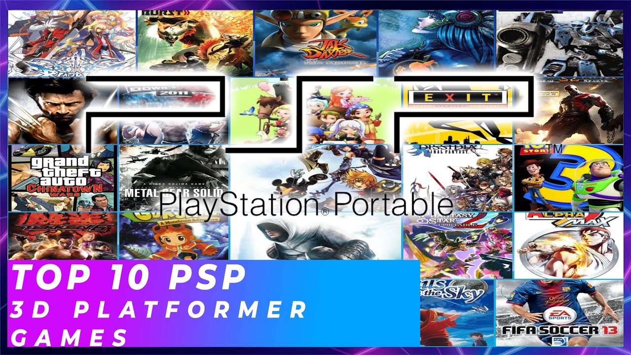 Top 10 PSP 3d Platformer - YouTube