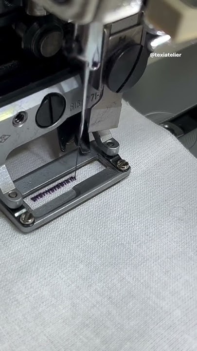 Как работает промышленная петельная швейная машина шитье Sewing