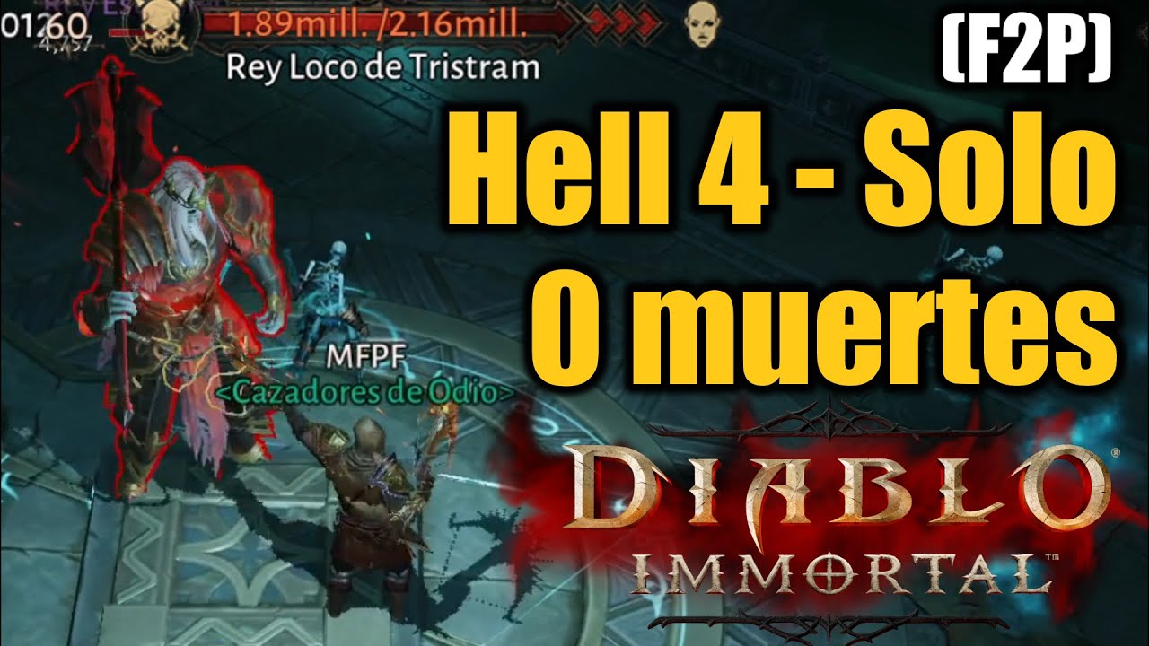 Calabozo "Brecha del Rey Loco" | Solo Hell 4 (F2P) | Cazador de ...