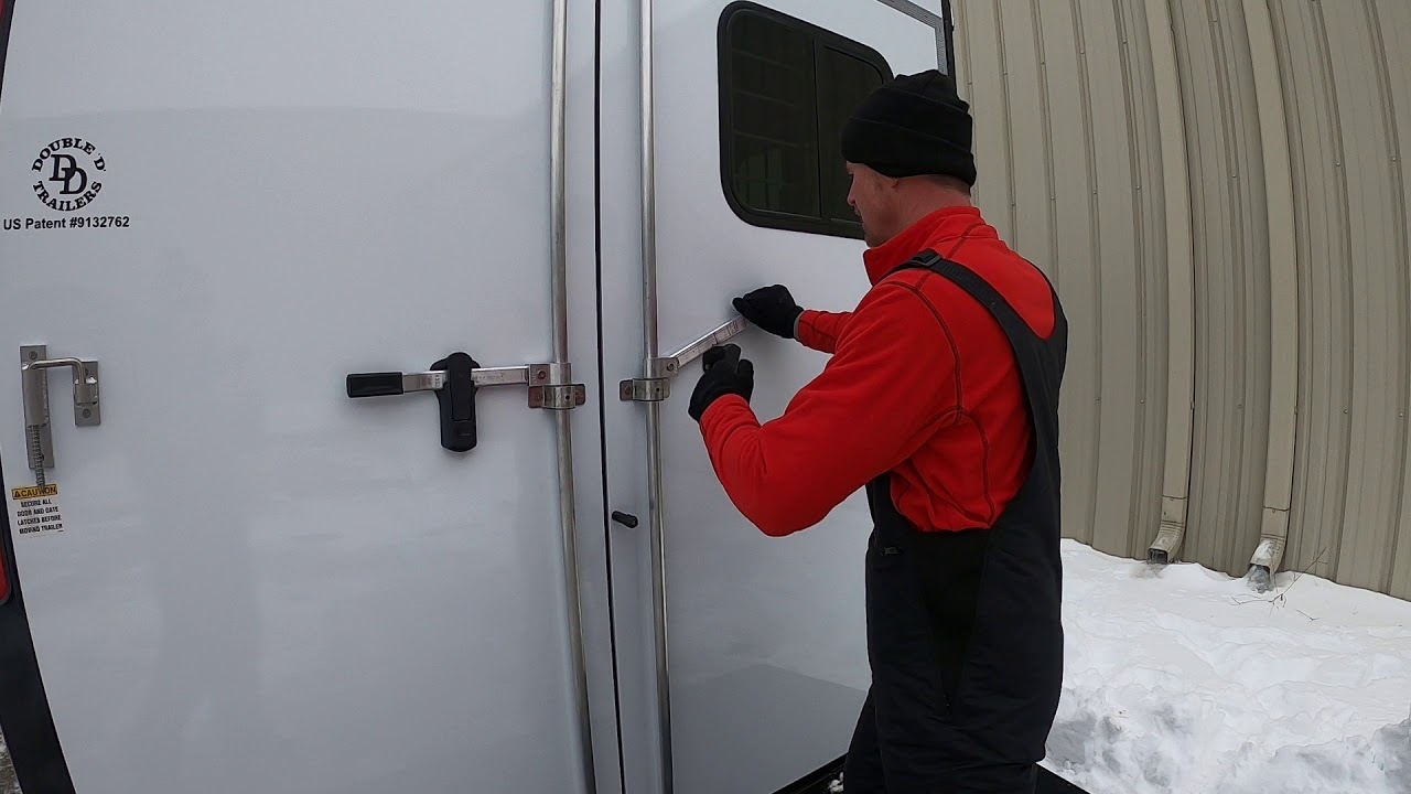 The Advantages of Double D Trailers Door Latches - YouTube