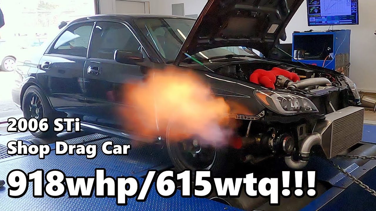 2006 Subaru STi | Our 1000hp Shop Drag Car | Full Build, Startup and ...