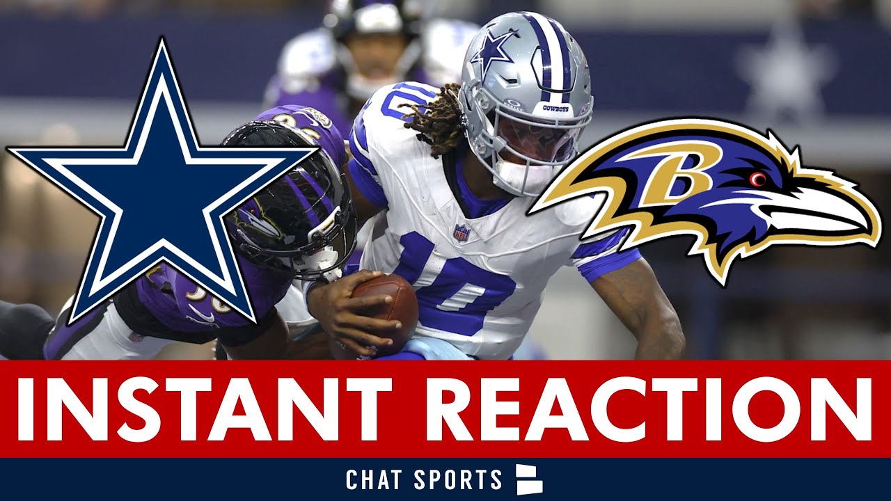 INSTANT REACTION! Cowboys vs. Ravens NFL Preseason Week 2 Ft. Joe ...