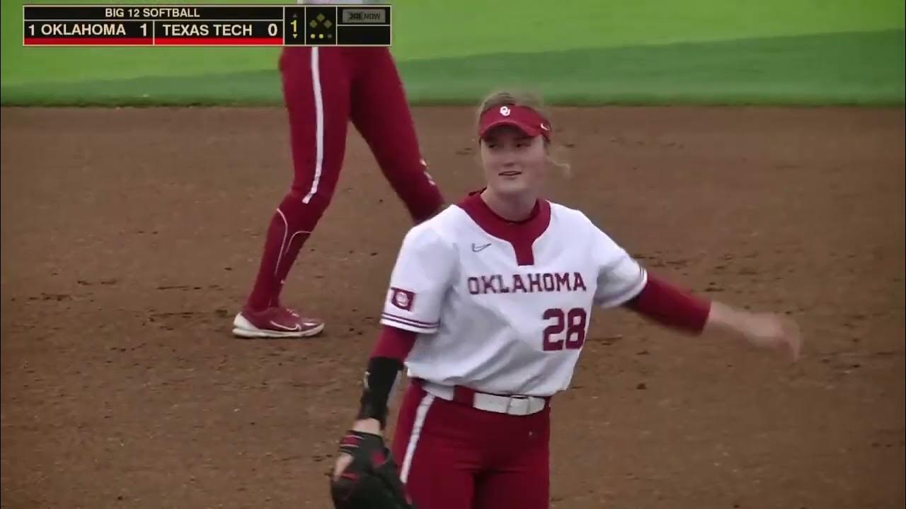 #1 Oklahoma vs Texas Tech | Full Match | College Softball 03/15/2024 - YouTube