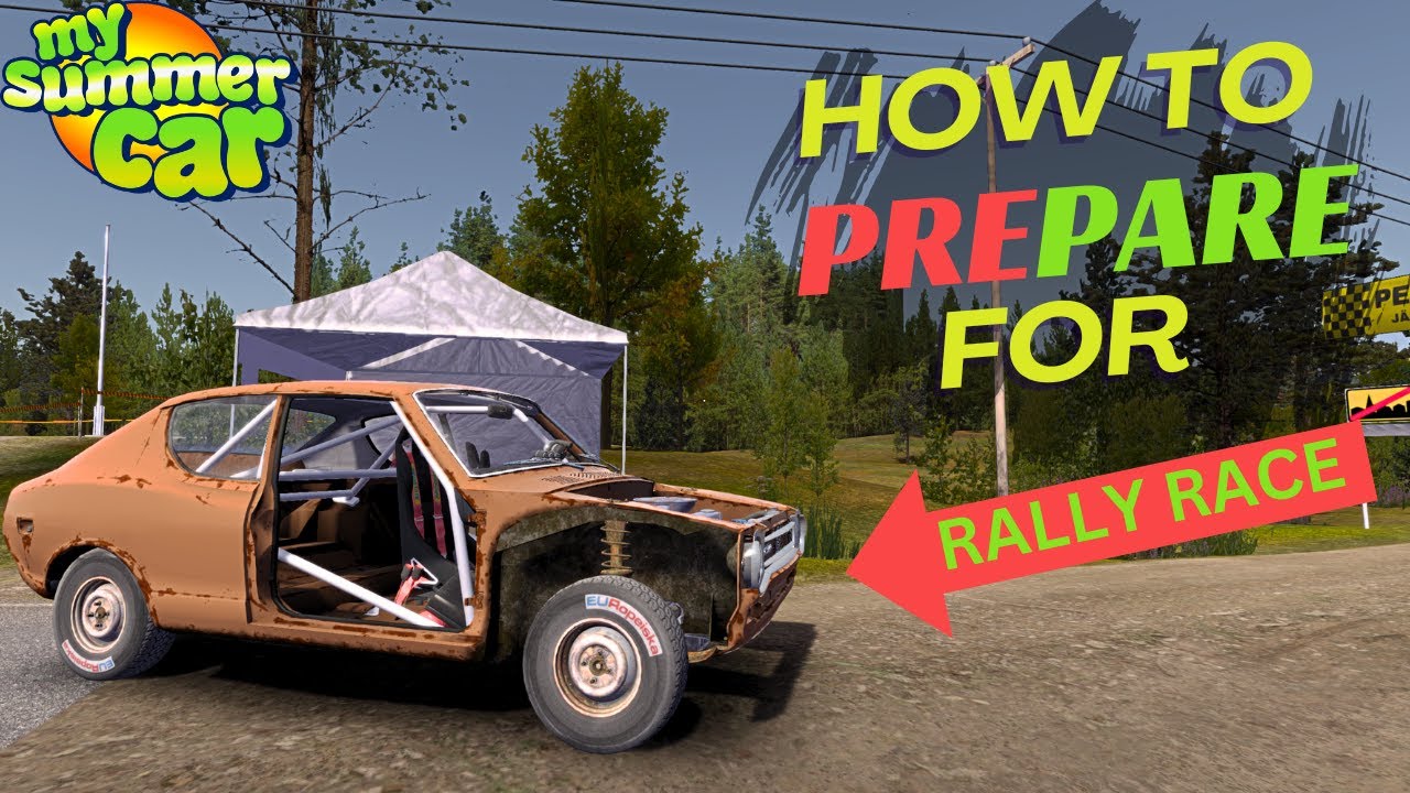 My Summer Car - How To Prepare Satsuma For Rally Sprint Race - YouTube