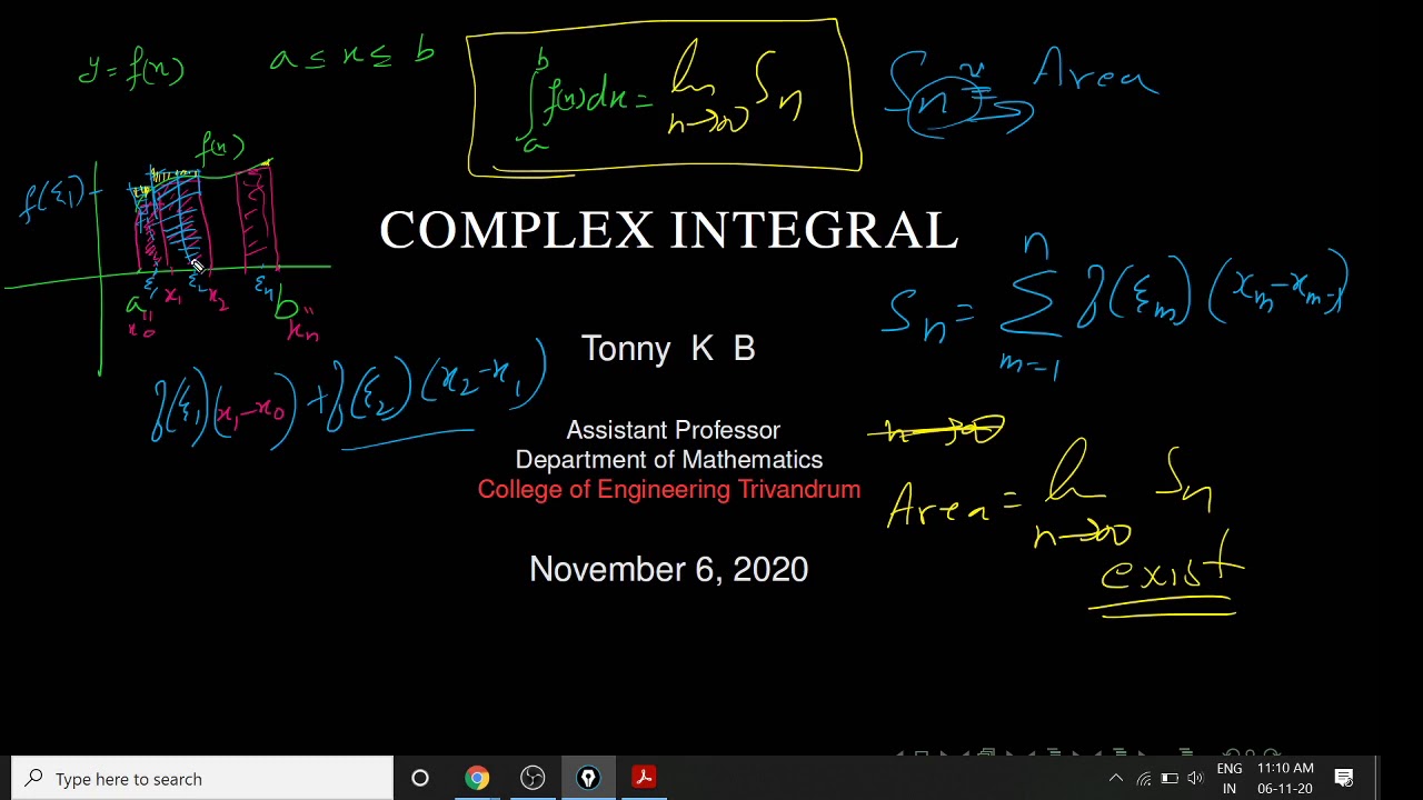 Complex integration_Introduction - YouTube