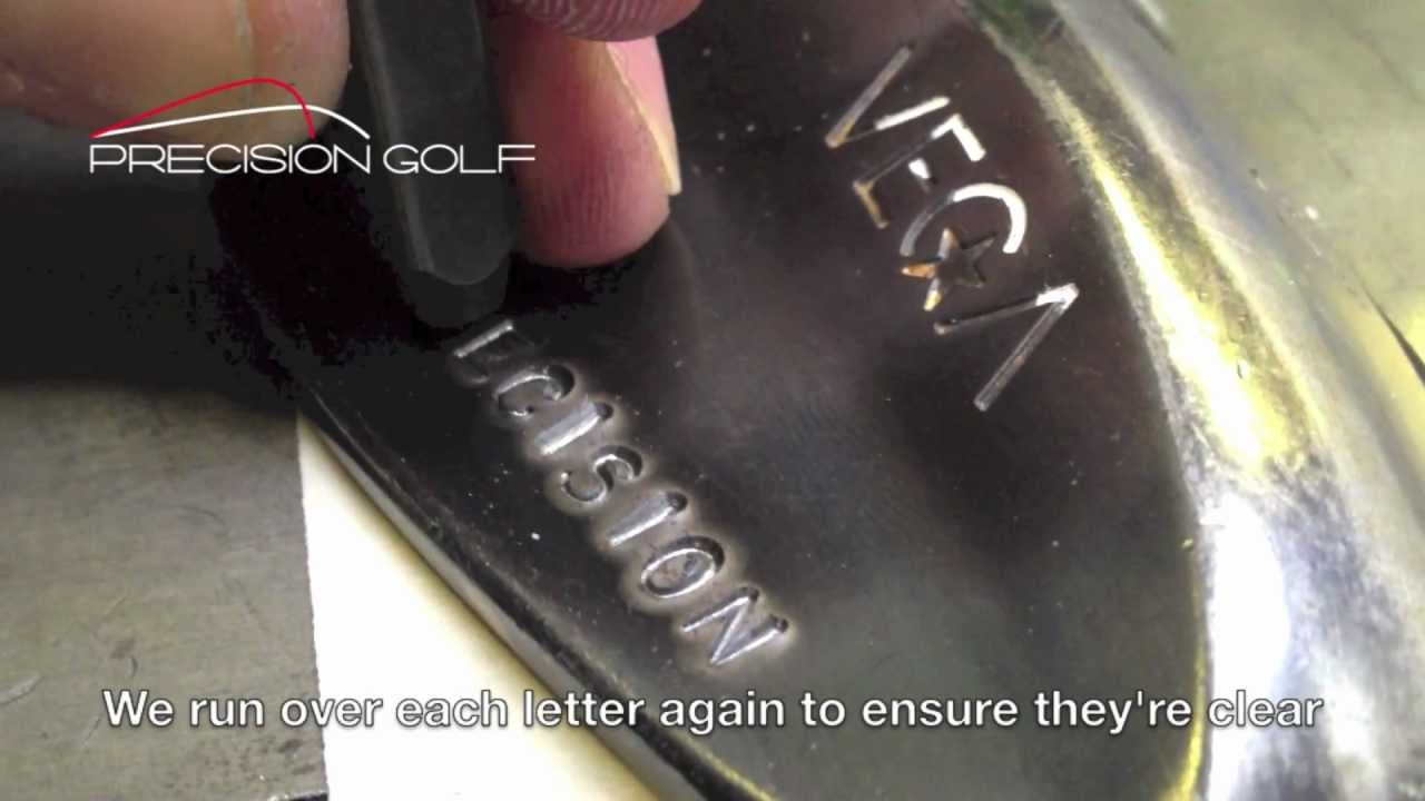 Precision Golf - Club Stamping Service - YouTube