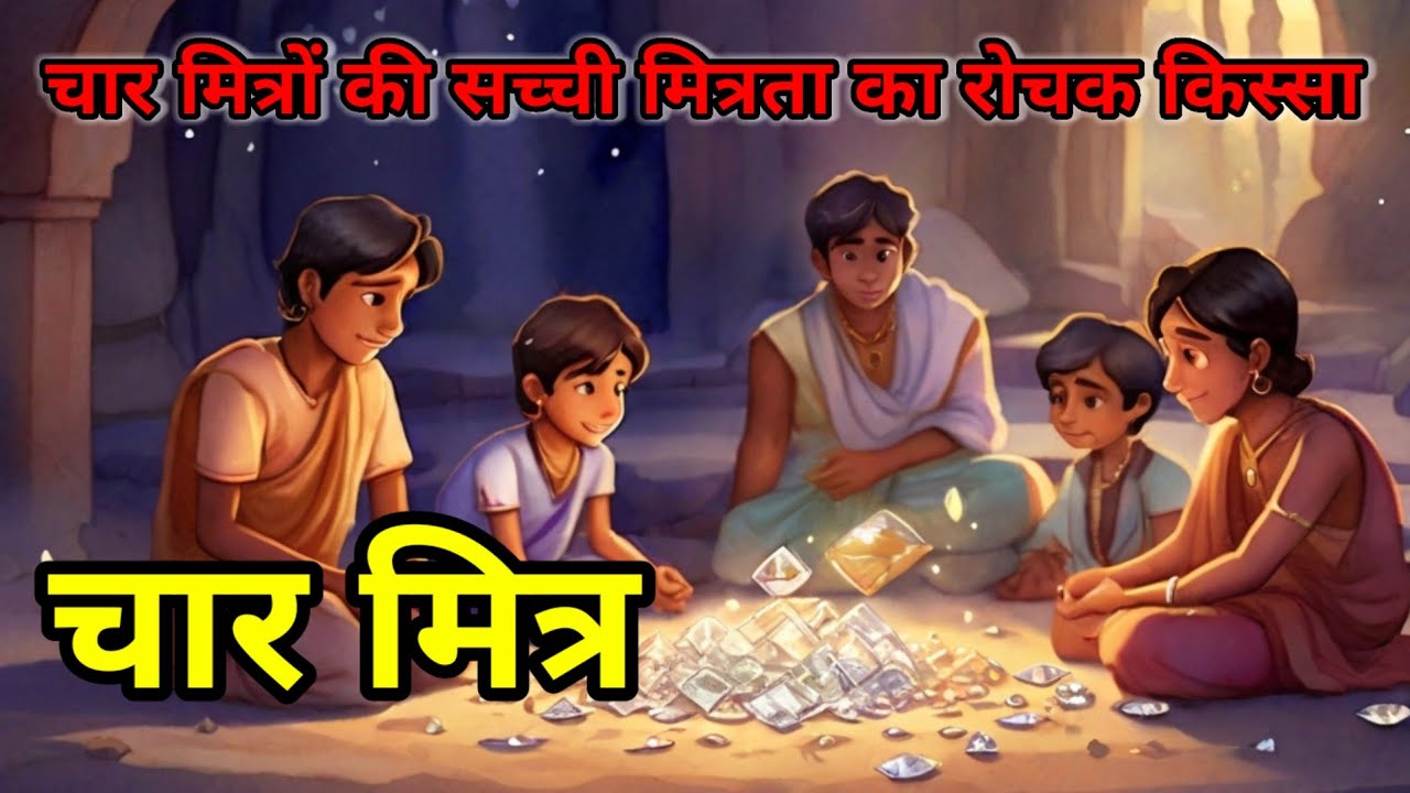 चार मित्र की कहानी | Char mitra ki kahani | HINDI KAHANIYAN BEST ...